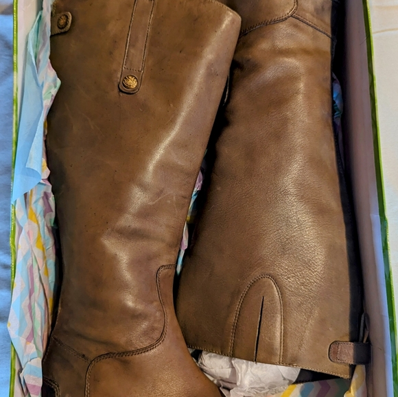 Sam Edelman | Shoes | Sam Edelman Olive Penny 2 Leather Riding Boot ...